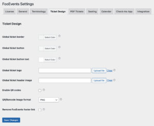 Global Settings - FooEvents Help Center