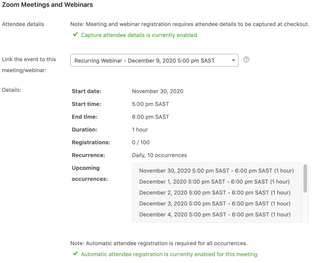 Zoom Meetings And Webinars - FooEvents Help Center