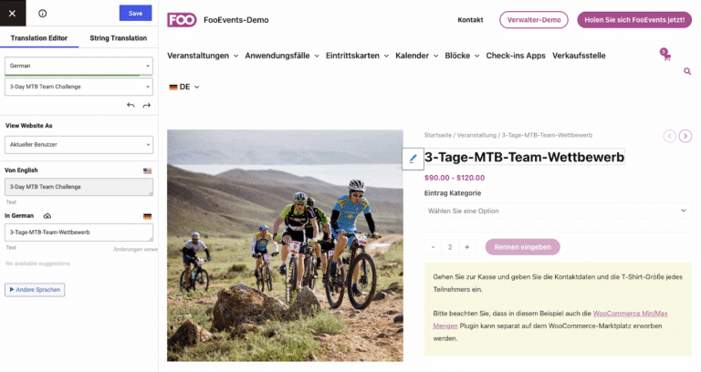 TranslatePress - FooEvents Help Center